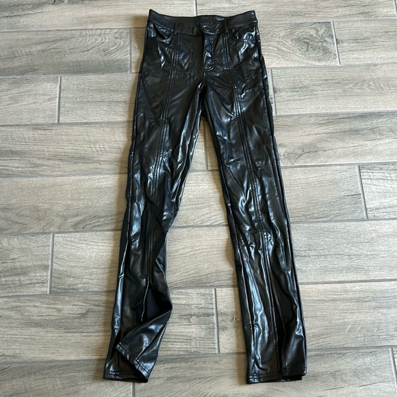 caldezonia | Pants & Jumpsuits | Calzedonia Faux Leather Pants | Poshmark
